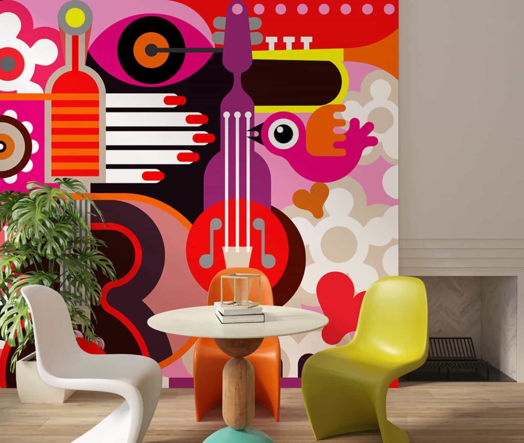 30 Colorful Wallpaper Design Ideas | Wall Curry