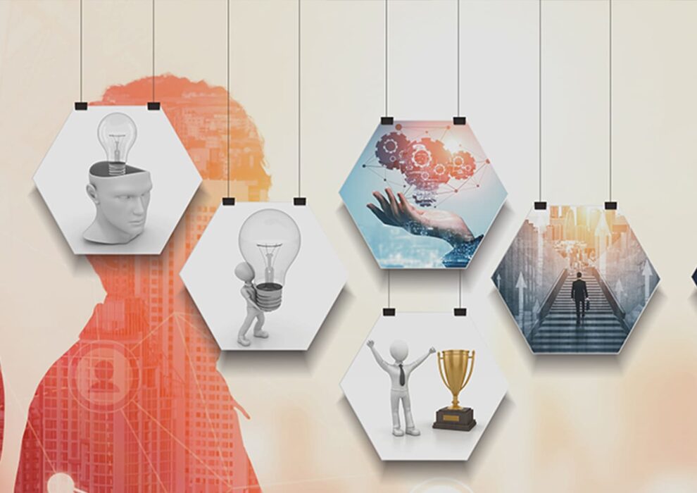 Motivational Office Wallpaper Modern Business & Innovation Wall Mural ...