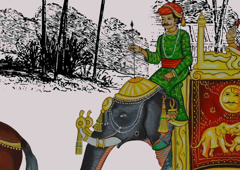 Indian Mughal King Procession Wallpaper Mural Wallpaper Onli